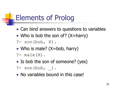 PPT The Logic Of Prolog Programming An Overview PowerPoint