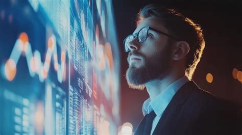 Businessman Analyzing Data Premium Ai Generated Image