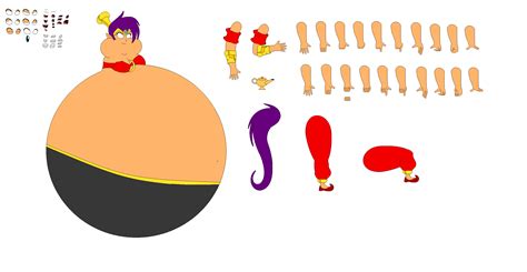 Fat Shantae Builder Big By Amyrosefan17 On Deviantart