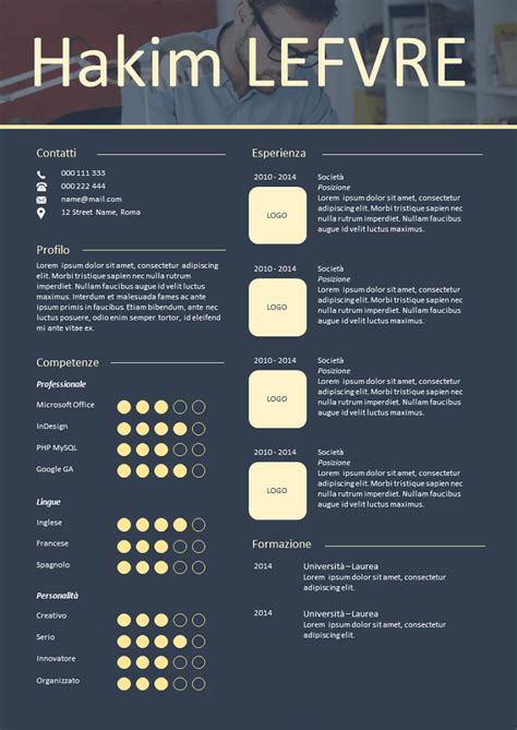 Modello CV New York Da Scaricare Gratuito