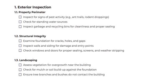 Pest Control Audit Checklist Free Pdf Download Fieldroutes
