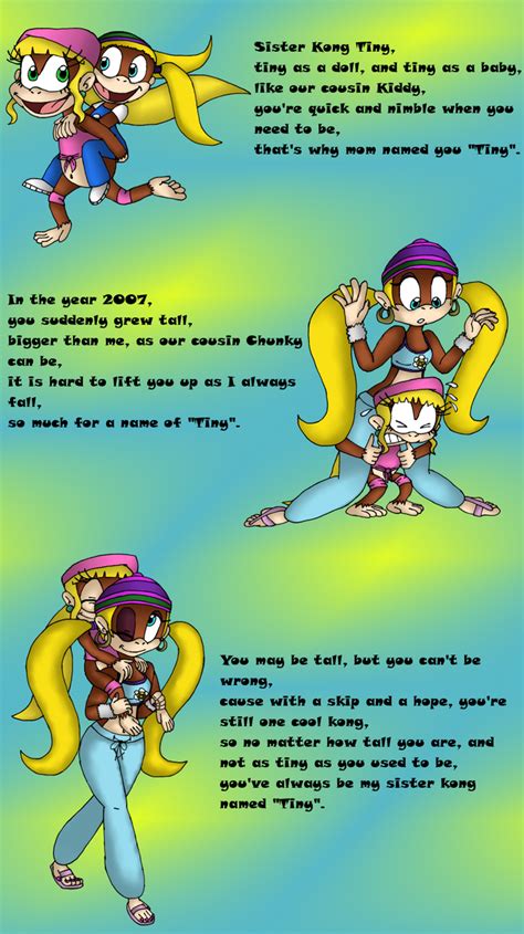 The Tiny Kong Poem By Samthelily On Deviantart