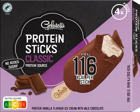 Протеинов сладолед на клечка Lidl Сравни цените Mysupermarket
