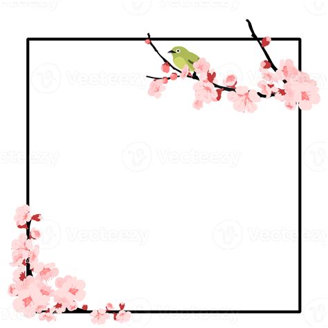 Pink Flowers Frame 15327812 Png