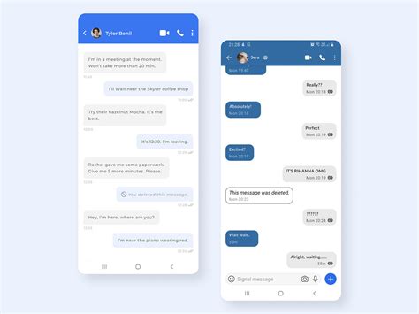 Redesigning Signal App Behance
