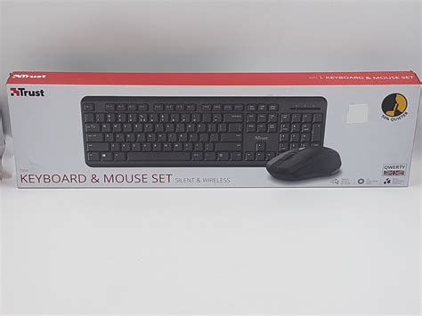 Trust Keyboard And Mouse Set Silent And Wireless Computers And Tech Parts And Accessories