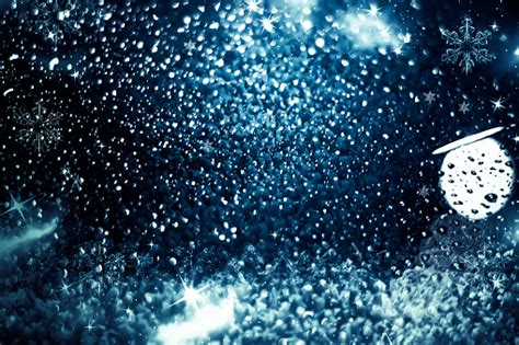 휴일 조명 크리스마스 배경 추상화 하 고 공간별을 깜박 하 고 떨어지는 눈송이와 마법의 Bokeh 반짝이 복사 2017년에 대한 스톡 사진 및 기타 이미지 Istock