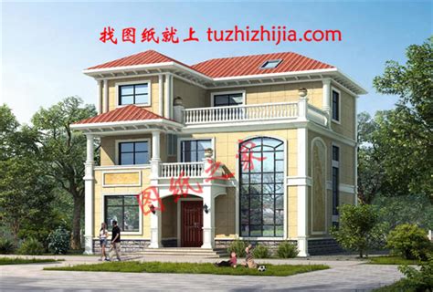 L型农村自建房设计图l型二层别墅二层七字型房屋图大山谷图库