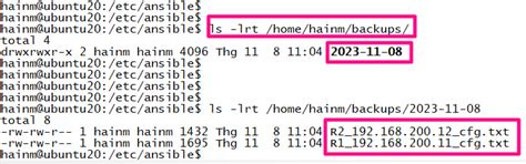 Ansible Playbook ĐỂ Backup CÁc Router Switch Ra File RiÊng