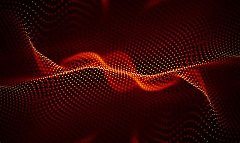 추상적 빨간색 기하학적 배경 연결 구조입니다 과학 배경 미래 기술 Hud 요소 점과 선을 켜고 있습니다 빅 데이터 시각화 및 비즈니스 0명에 대한 스톡 벡터 아트 및 기타