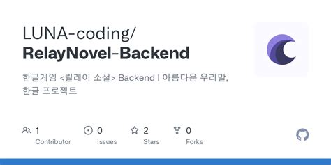 Github Luna Codingrelaynovel Backend