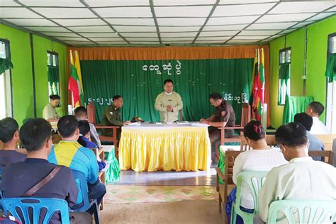 မိုင်းယုမြို့၌ ဌာနဆိုင်ရာများ လုပ်ငန်းညှိနှိုင်း အစည်းအဝေးကျင်းပ Information And Public
