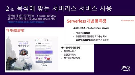 Games On Aws 2019 Aws 사용자를 위한 만랩 달성 트랙 Aws 최적화 사용을 위해 운영자가 아닌 개발자들이 해야 할 일 이정훈 Aws 솔루션즈