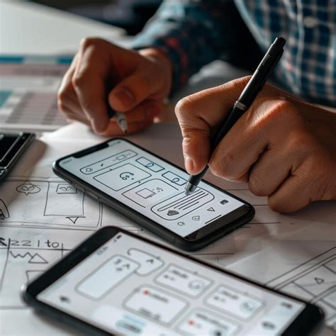 Conceptualizing Mobile App Ui Design Software Graphic Development And Prototype Testing