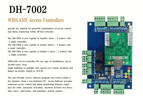 rfid door access control board 2 door controller tcp ip access control