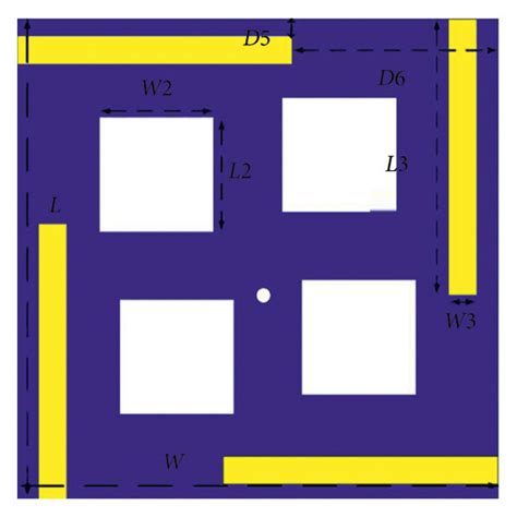 Geometry Of The Presented Cp Microstrip Slot Antenna A The Overall