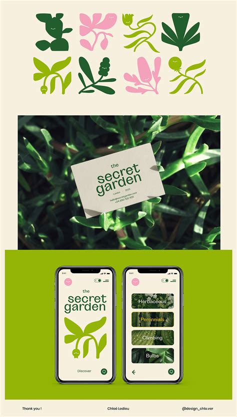 Secret Garden Behance Brand Identity Design Design Graphic Design Posters