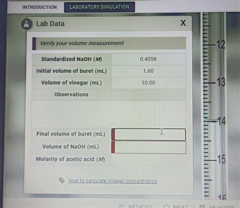 Solved Introduction Laboratory Simulation A Lab Data х