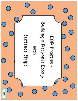 ECR Writing Practice Build An Essay By What We Did Today In ELA