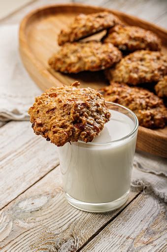 Kue Oatmeal Buatan Sendiri Yang Lezat Dan Susu Resep Bebas Gluten Dan Gula Buatan Sendiri Latar