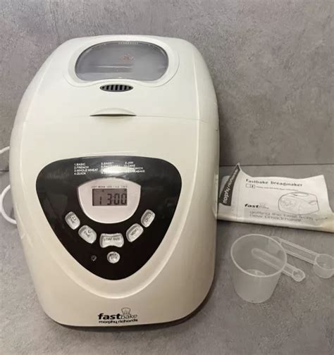 Morphy Richards Fastbake Breadmaker 600w White 48281 Automatic Bread