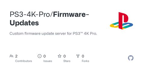 GitHub PS K Pro Firmware Updates Custom Firmware Update Server For PS K Pro