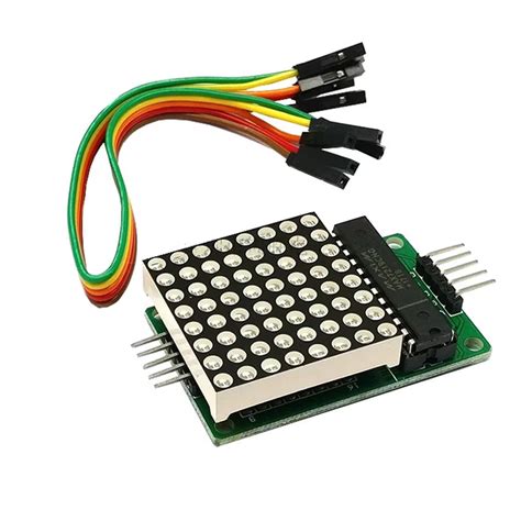 Max7219 Dot Led Matrix Module 88 Mcu Led Display Control Module 5v Interface Module Output