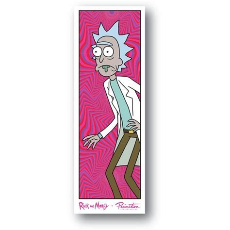 Primitive X Rick And Morty Sticker Rick Vortex 45cm Wide Primitive
