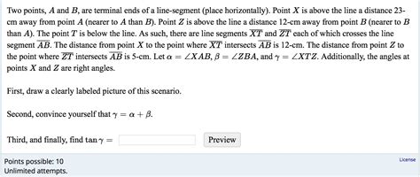 Solved Two Points A And B Are Terminal Ends Of A Chegg Com