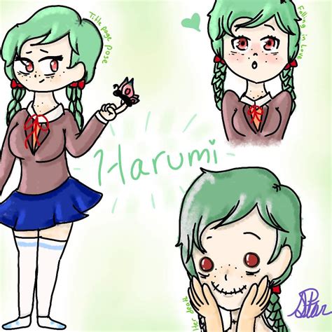 New Ddlc Oc Harumi Doki Doki Literature Club Amino