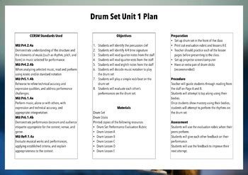 Learn To Read Music With The Drum Set By Bernadette Teaches Music