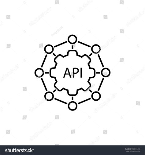 Api Icon Vector Software Integration Illustration Stock Vector Royalty Free 1790131850