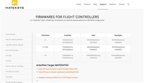 ArduPilot Index Website And Documentation Errors ArduPilot Discourse