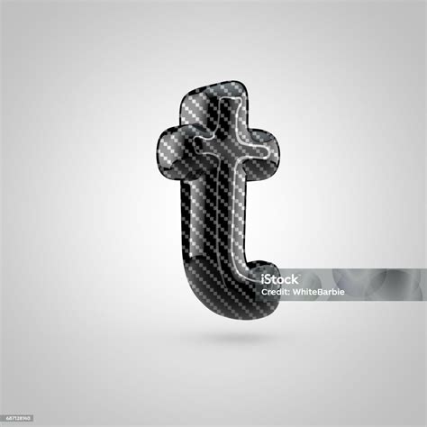 블랙 카본 T 소문자 흰색 배경에 고립 0명에 대한 스톡 벡터 아트 및 기타 이미지 0명 3차원 형태 가벼운 Istock