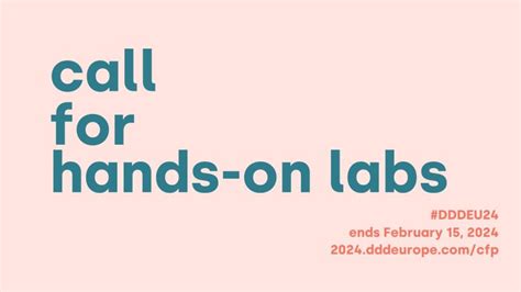 Domain Driven Design Europe On Linkedin Call For Proposals