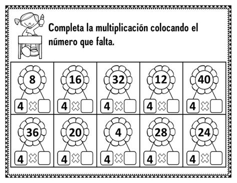 Trabajamos Tablas De Multiplicar Con Estas Actividades Divertidas