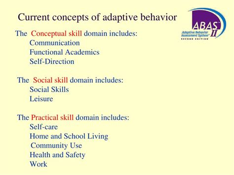 Ppt Adaptive Behavior As Measured By The Adaptive Behavior Assessment