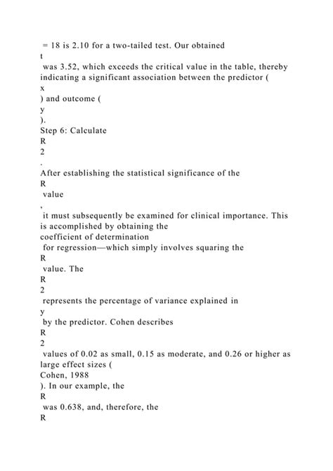 Exercise 29calculating Simple Linear Regressionsimple Linear Regdocx