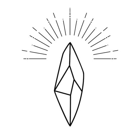 Premium Vector Crystal Vector Icon Design Esoteric Crystals Flat Icon