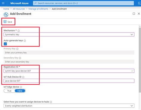 Quickstart Provision A Simulated Symmetric Key Device To Microsoft Azure Iot Hub Microsoft Learn