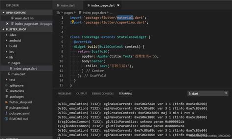 移动电商——flutter底部导航栏制作flutter 电商 底部购买 Csdn博客