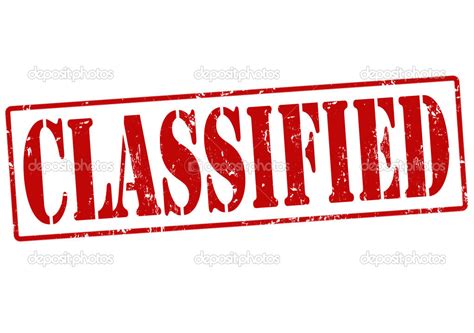 Classified Stamp Stock Vector By ©roxanabalint 32229561