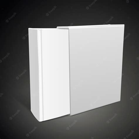 Premium Vector Blank Dictionary And Package