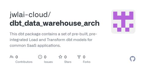 Github Jwlai Clouddbtdatawarehousearch This Dbt Package Contains