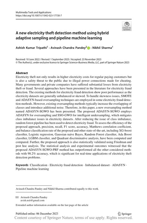 A New Electricity Theft Detection Method Using Hybrid Adaptive Sampling And Pipeline Machine
