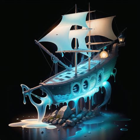 Premium Ai Image Ectoplasm Ship