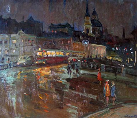 Leningrad At Night Alexander Semionov
