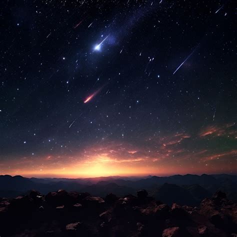 16 Meteor Shower A Celestial Event Where Multiple Meteors By Hrony Playground