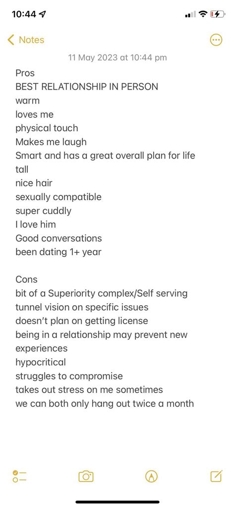 Pros And Cons List For Babefriend R Relationships Advice