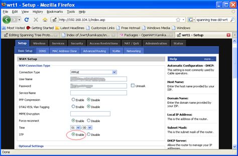WikiDevi Wi Cat RU DD WRT Spanning Tree Protocol WikiDevi Wi Cat RU